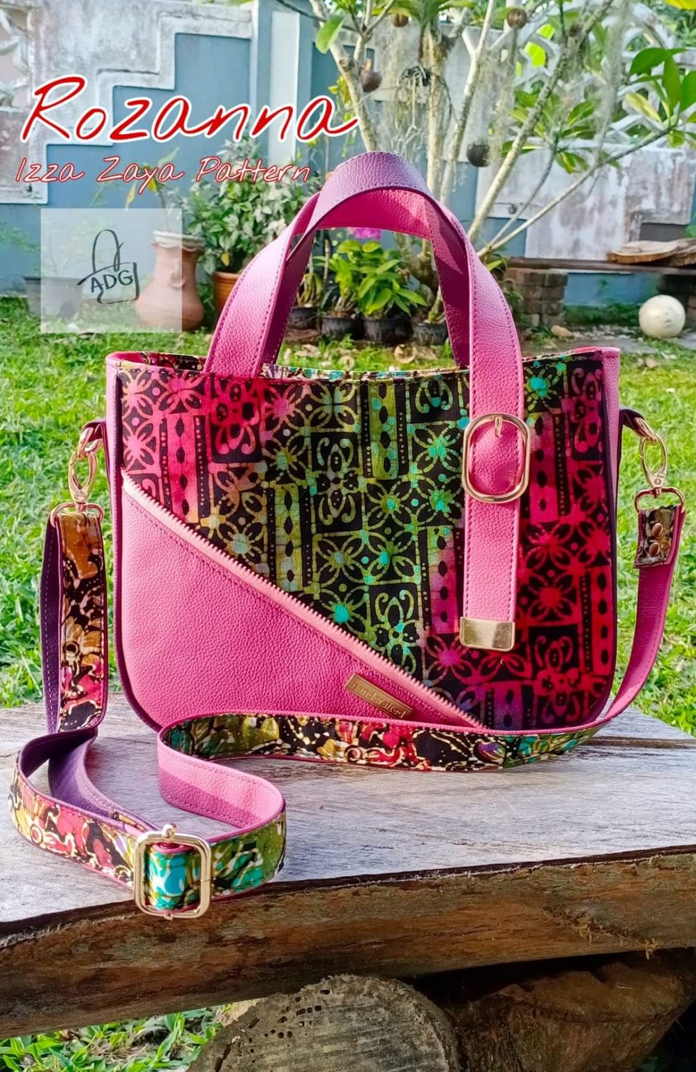 Rozanna Bag English Version – Pattern By Izza Zaya