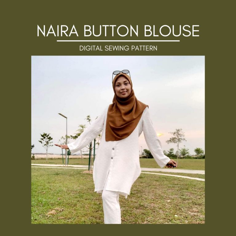 Alif Trifold Wallet – Pattern By Izza Zaya