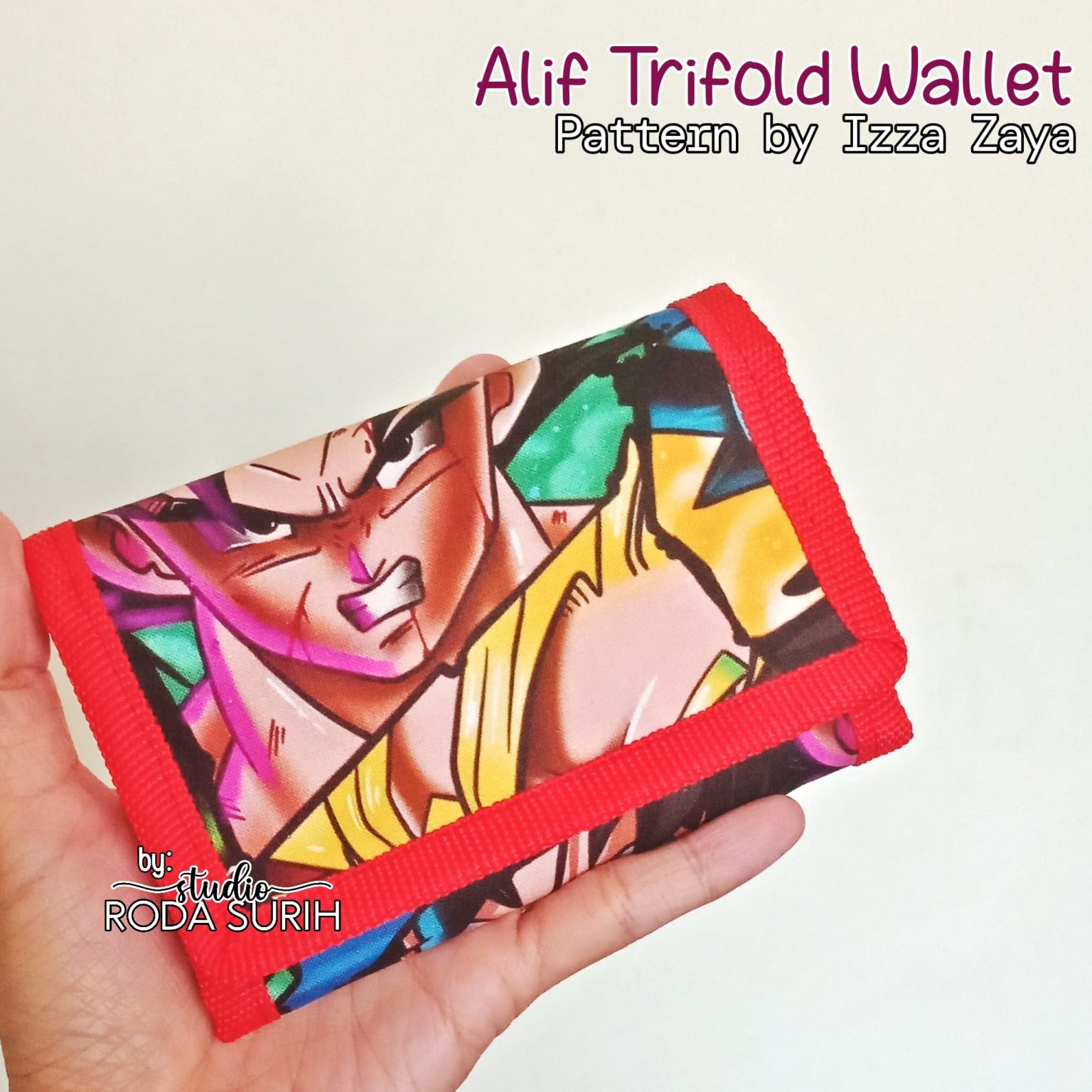 Alif Trifold Wallet – Pattern By Izza Zaya