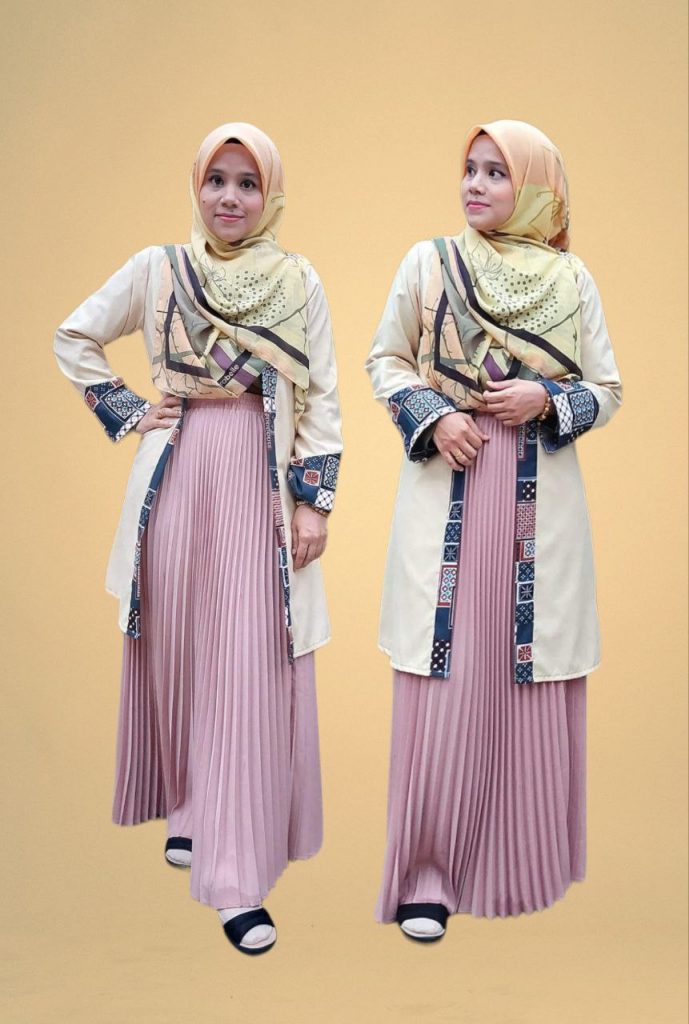 Nabila Cardigan Blouse – Pattern By Izza Zaya