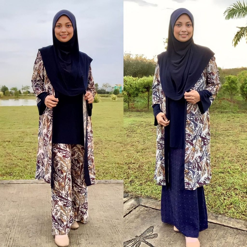 Nabila Cardigan Blouse – Pattern By Izza Zaya