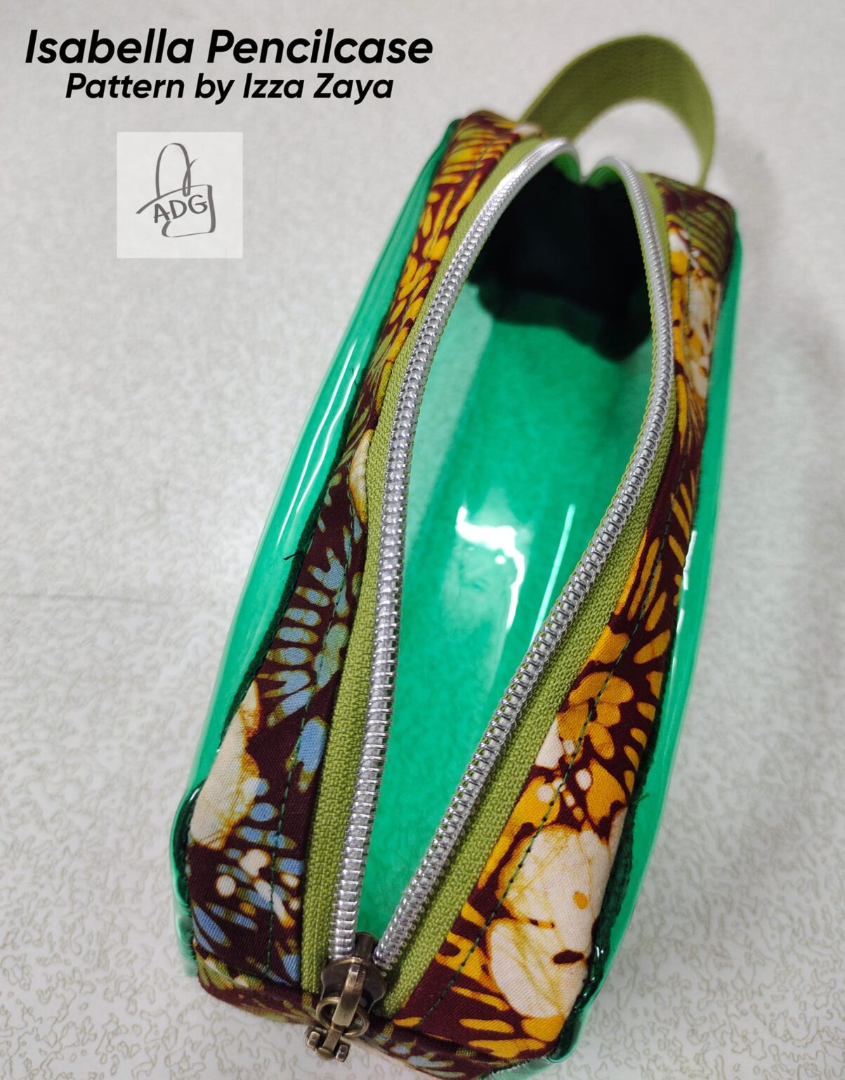 Isabella Pouch & Pencil Case – Pattern By Izza Zaya