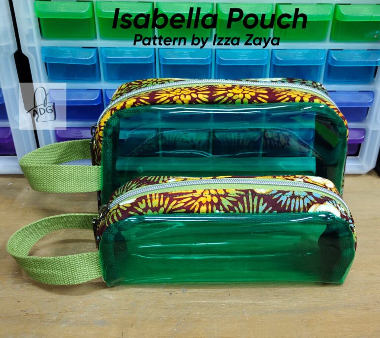 Isabella Pouch & Pencil Case – Pattern By Izza Zaya