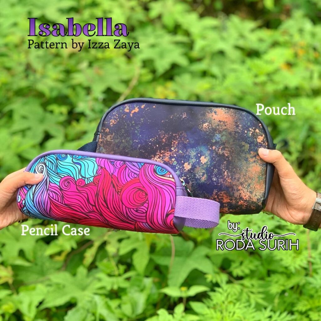Isabella Pouch & Pencil Case – Pattern By Izza Zaya