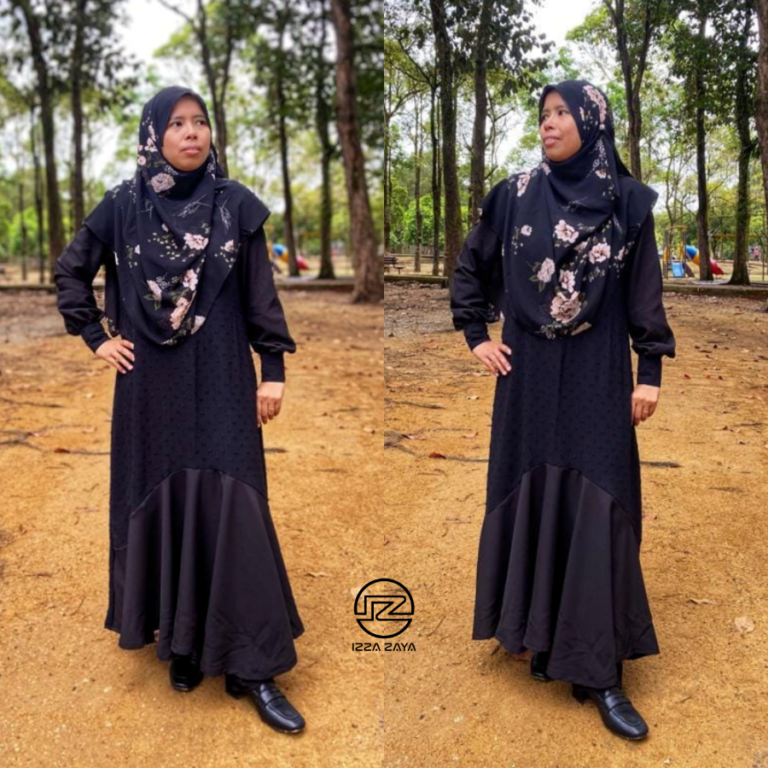 Zulaikha Flounce Dress – Pattern By Izza Zaya