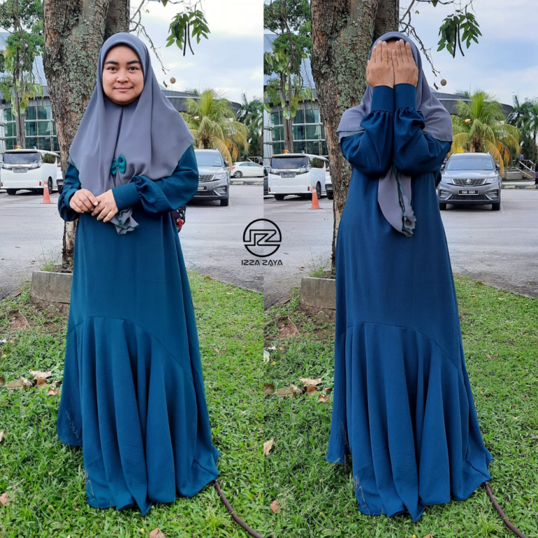 Zulaikha Flounce Dress – Pattern By Izza Zaya