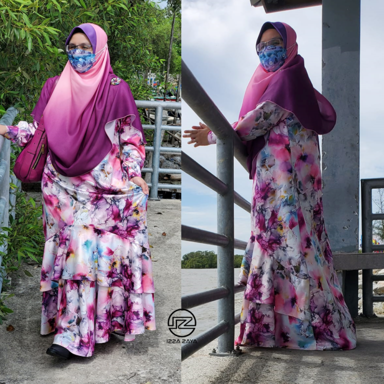 Zulaikha Flounce Dress – Pattern By Izza Zaya