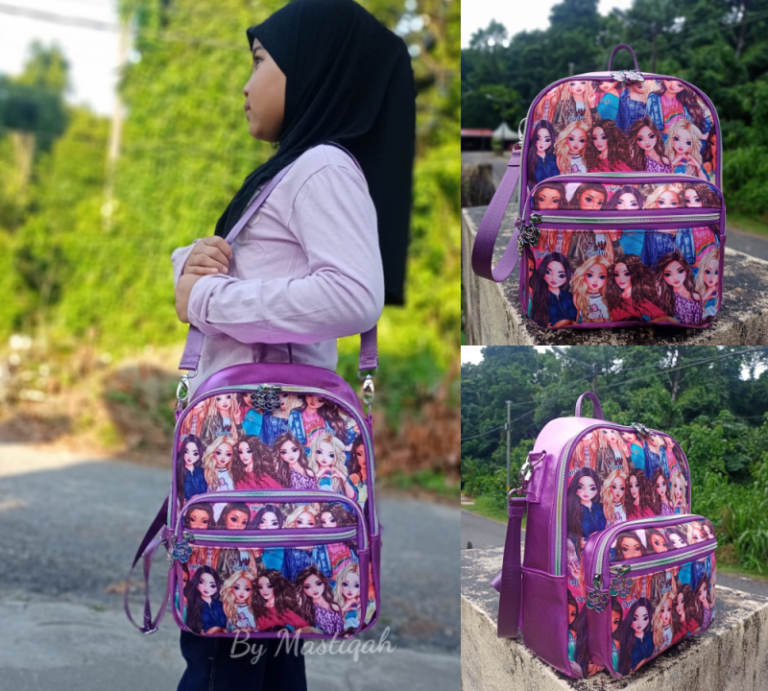 Junaidah Backpack – Pattern By Izza Zaya
