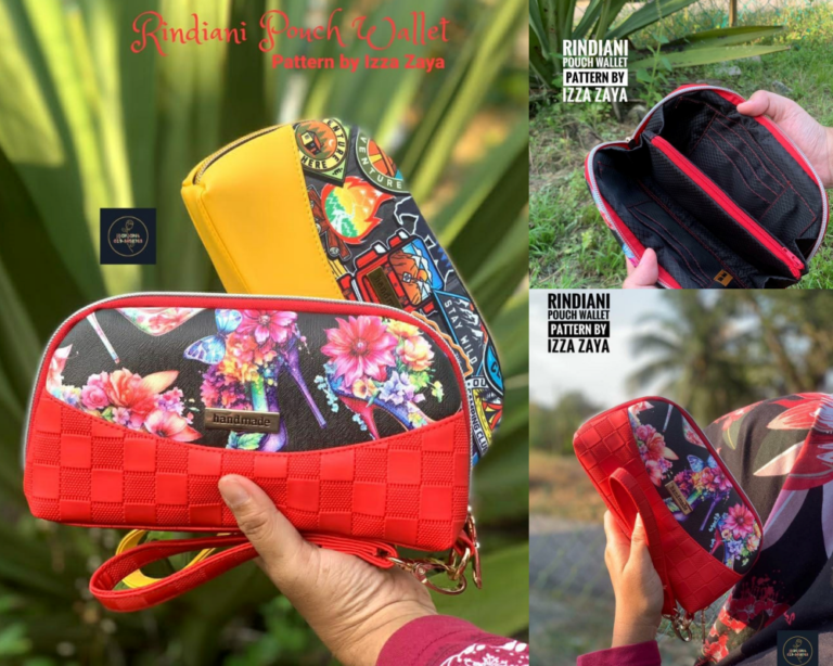 Rindiani Pouch Wallet – Pattern By Izza Zaya