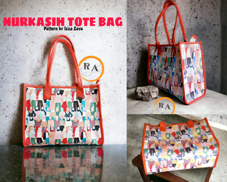 Nurkasih Tote Bag – Pattern By Izza Zaya