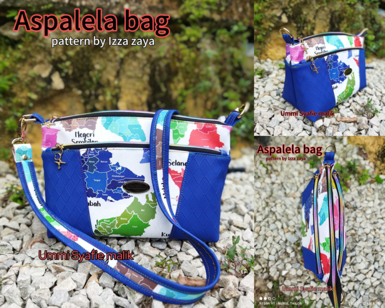 Aspalela Bag – Pattern By Izza Zaya
