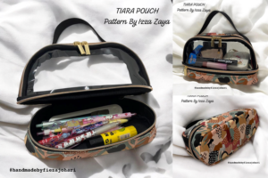 Tiara Pouch – Pattern By Izza Zaya
