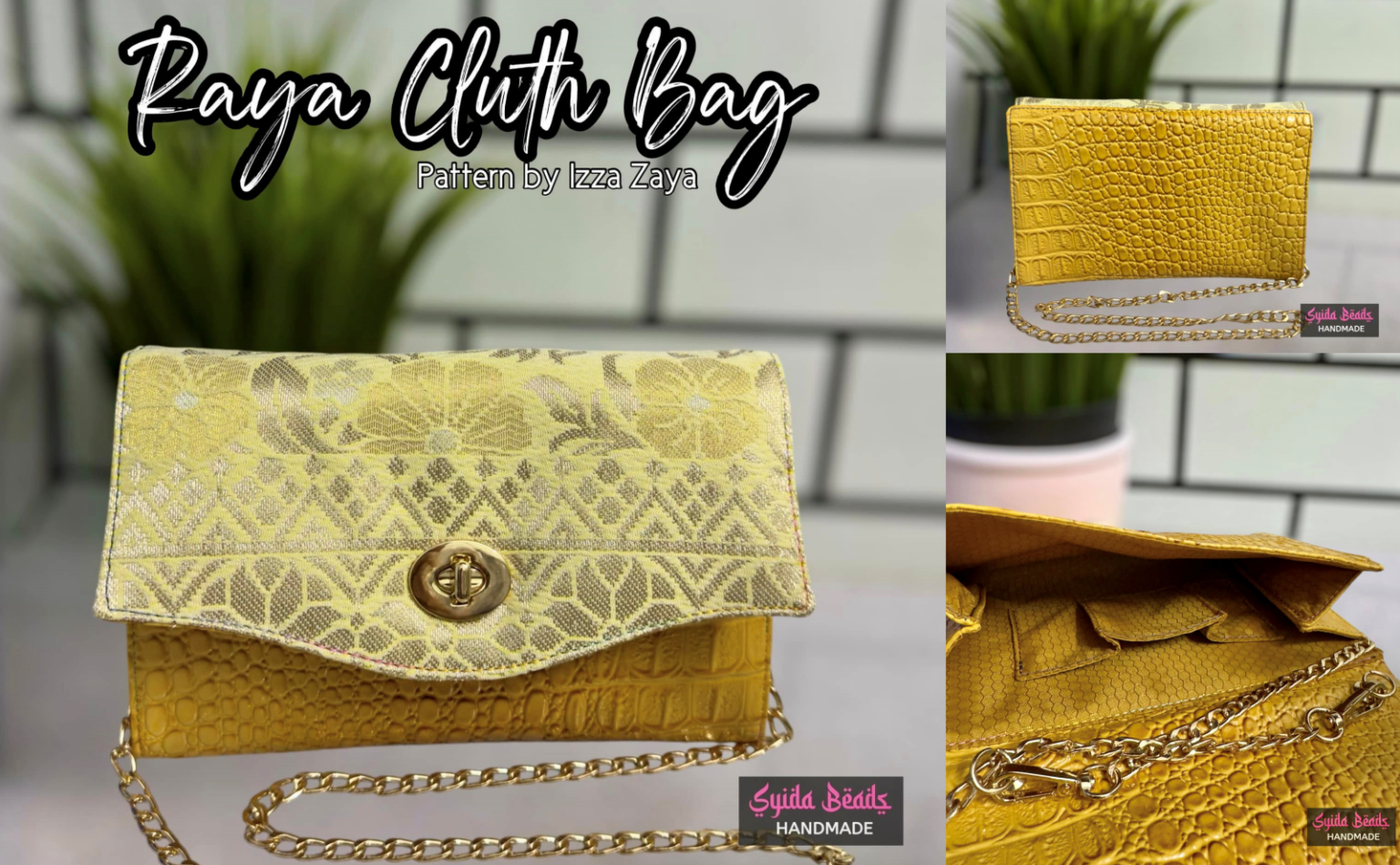 Raya Clutch Bag – Pattern By Izza Zaya