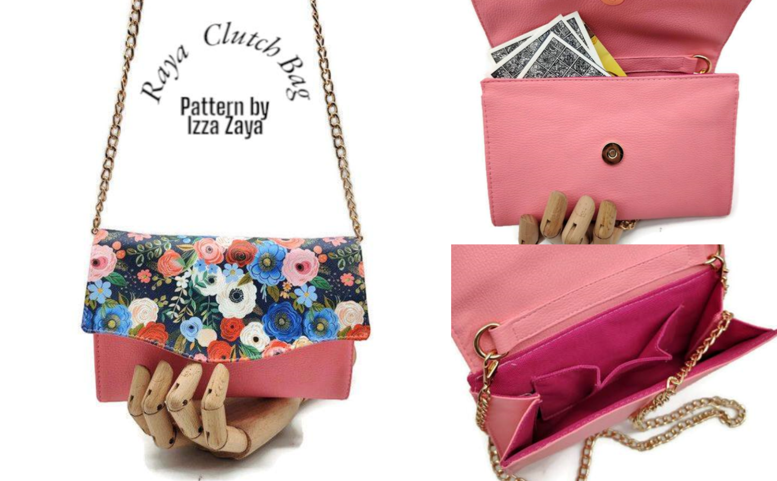 Raya Clutch Bag – Pattern By Izza Zaya